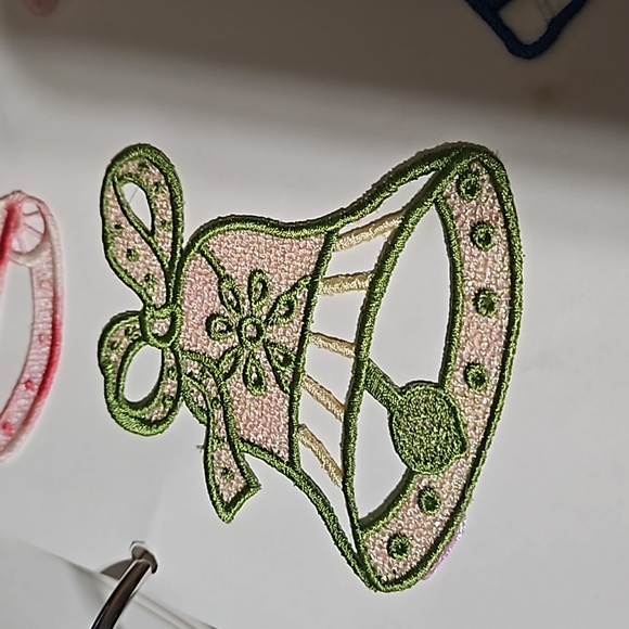 Hand Crafted | Office | Handmade Machine Embroidery Bell Patch | Poshmark